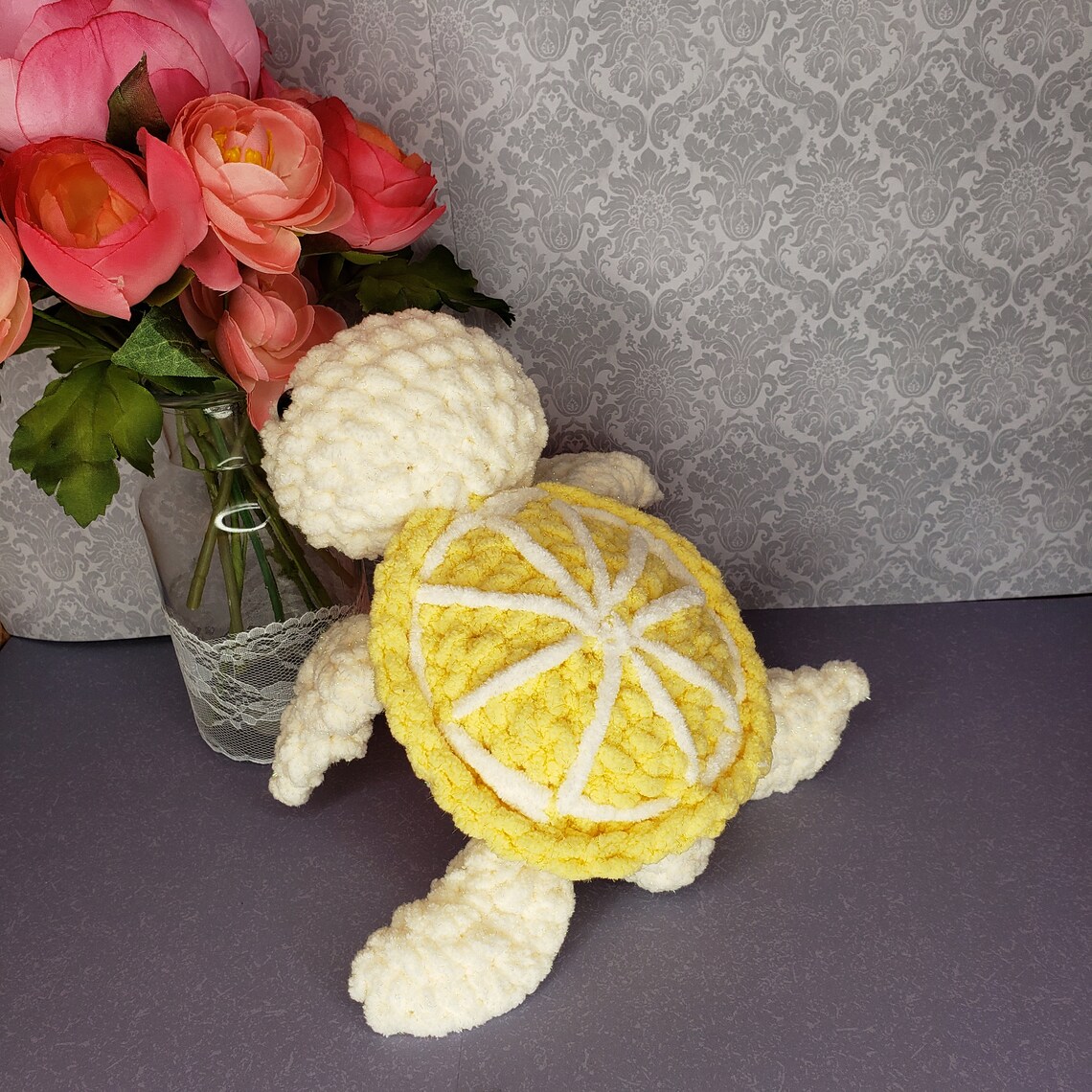 Strawberry Sea Turtle Lemon Sea Turtle Pink and Yellow - Etsy