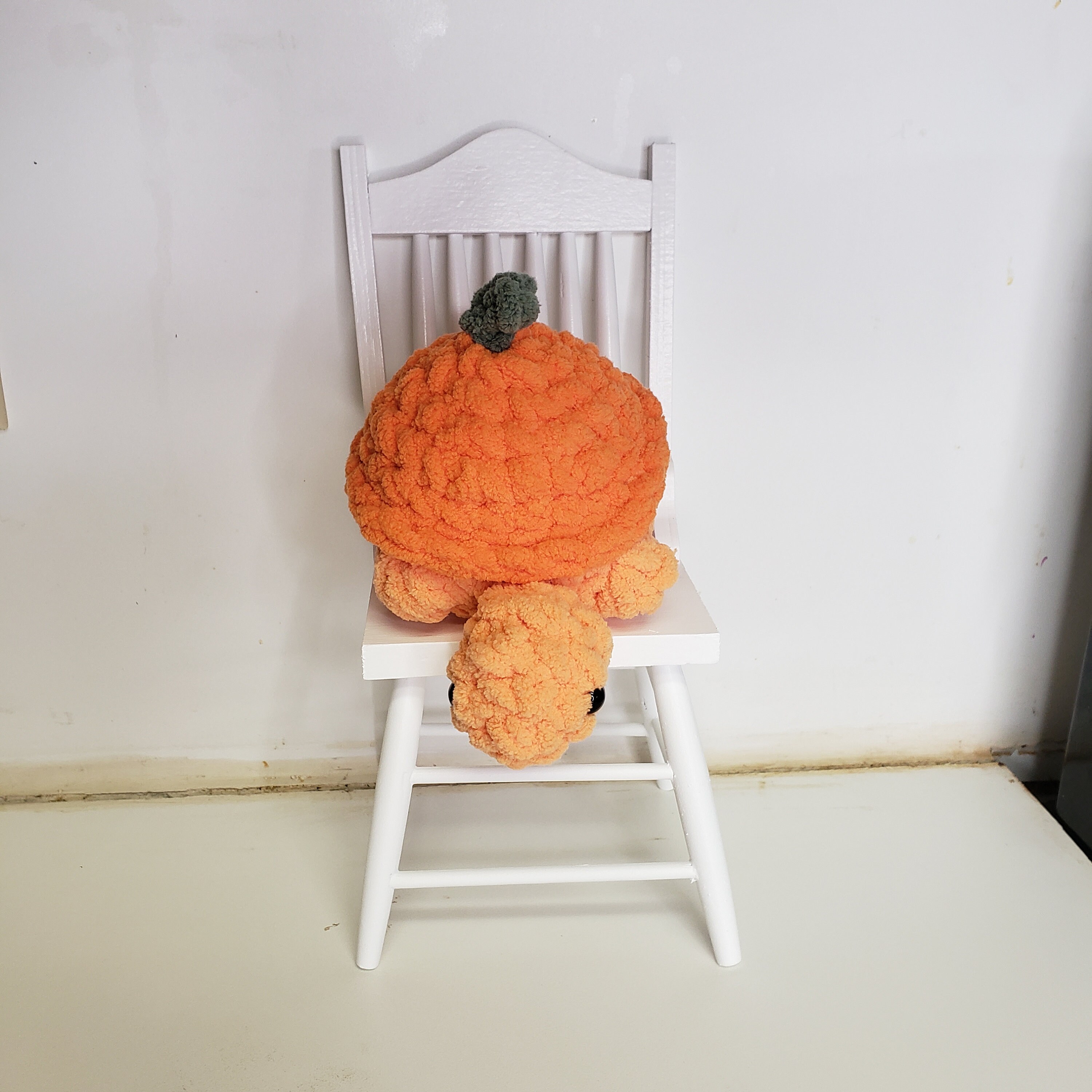 Orange Baby Turtle Crochet Plushie Amigurumi Orange Turtle Stuffie ...