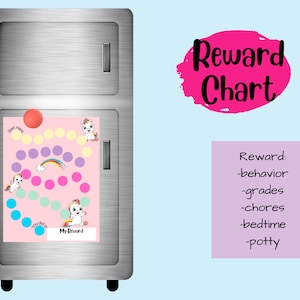 Printable Unicorn Reward Chart | Unicorn Behavior Chart | Routine Chart ...