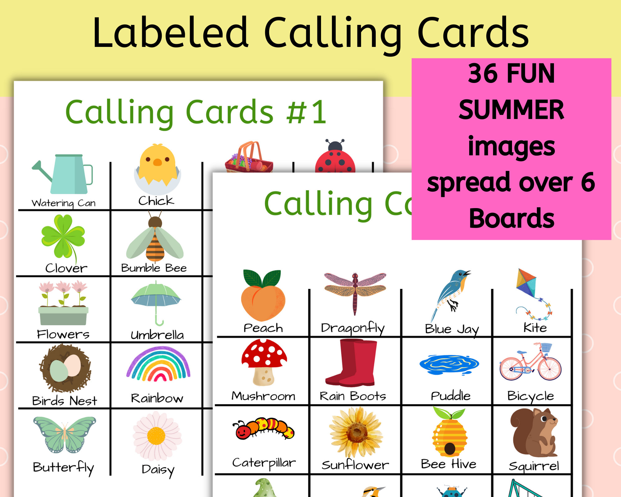 Spring Bingo Printable, Cards and Markers; Summer Activity; Kids Travel ...