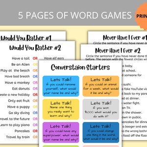 Road Trip Activity Printable | Travel Kid Games Bundle | Summer ...