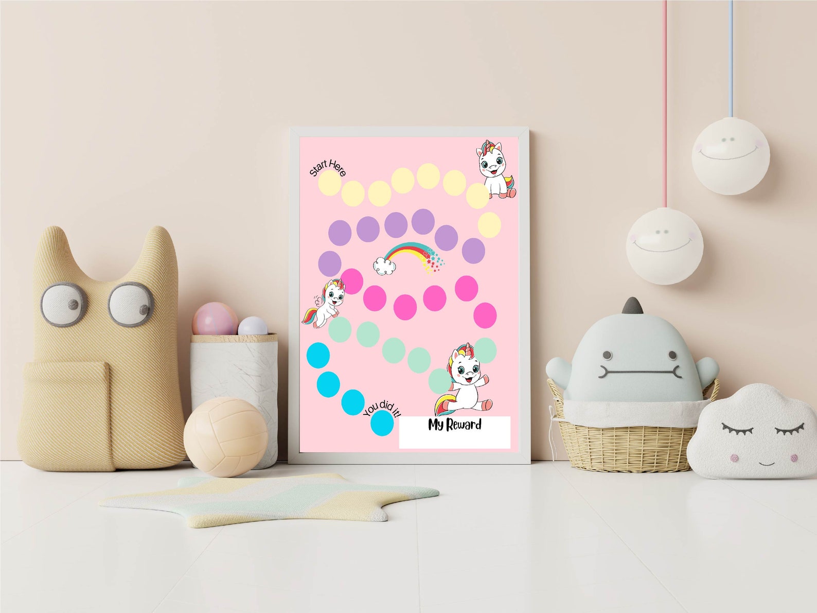 Printable Unicorn Reward Chart | Unicorn Behavior Chart | Routine Chart ...