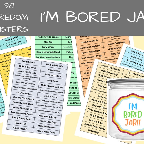 Boredom Buster - Etsy