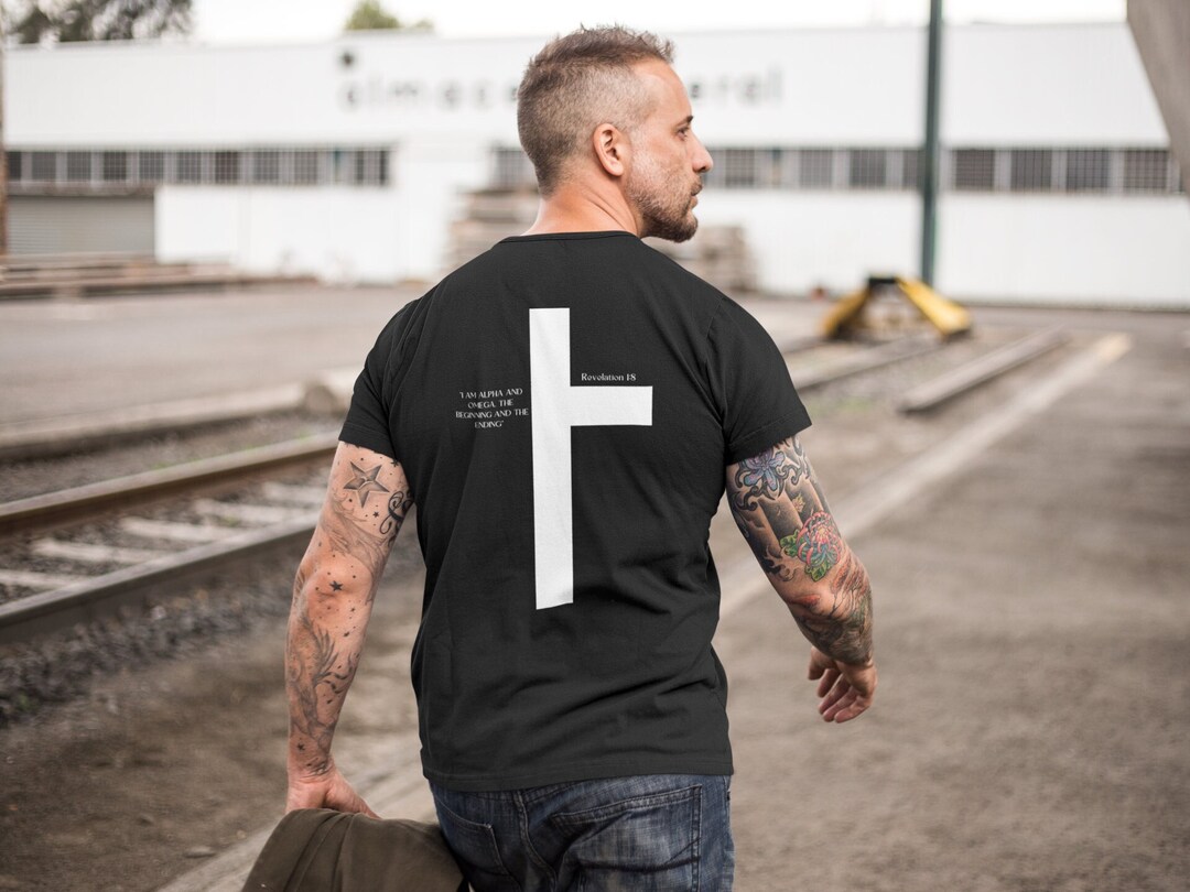Bible Verse T-shirt Revelation 1:8 Cross T-shirt Bible Verse - Etsy