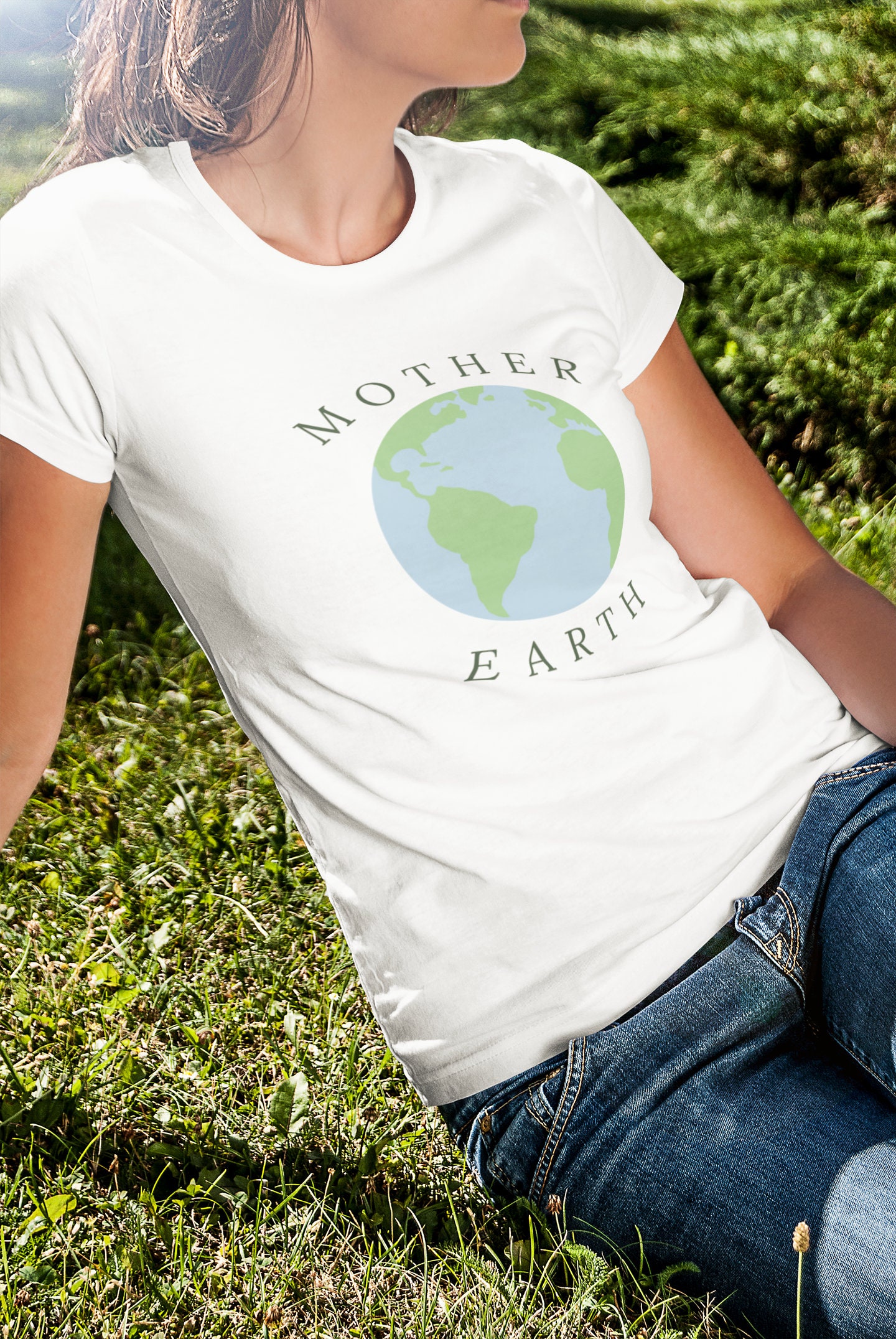 Mother Earth T-shirt Earth T-shirt Gift for Nature Lovers T Shirt Green ...