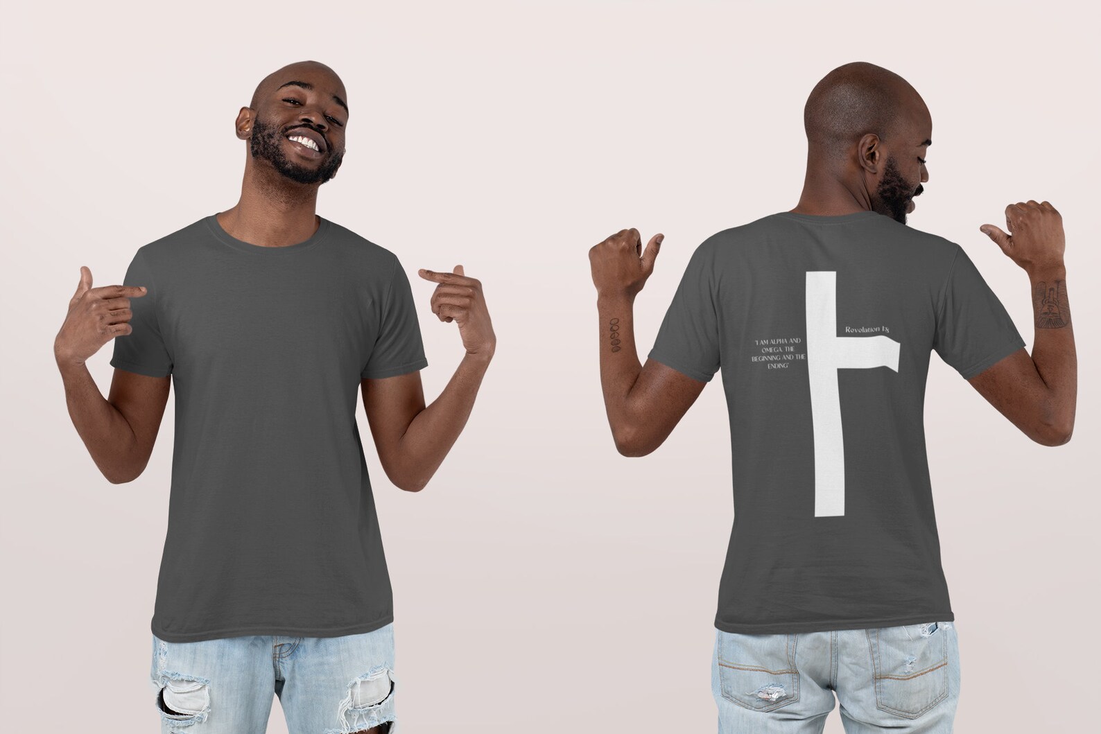 Bible Verse T-shirt Revelation 1:8 Cross T-shirt Bible Verse - Etsy
