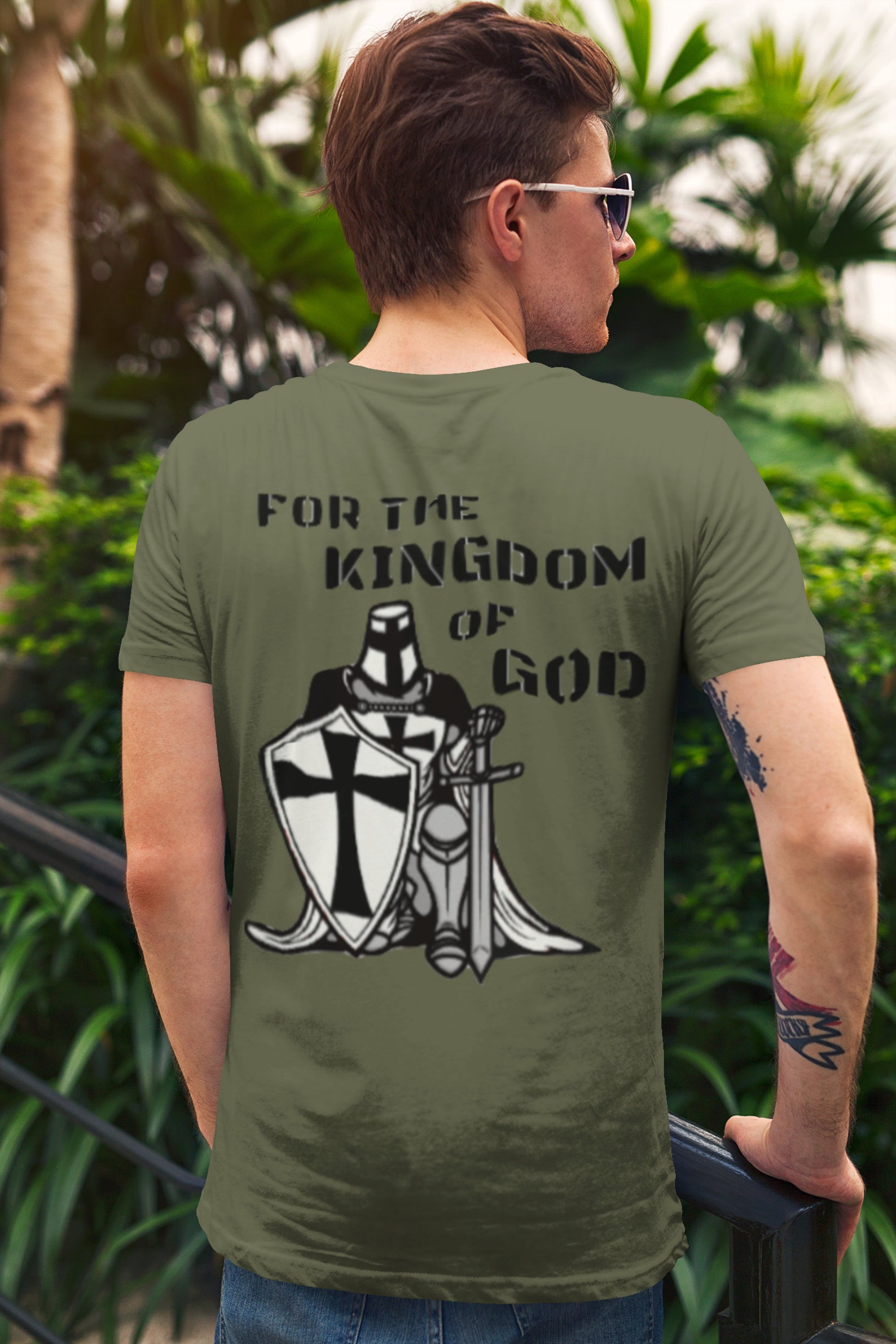 Knights of God T-shirt Knight Shirt Gift Patriotic Christian T-shirt ...