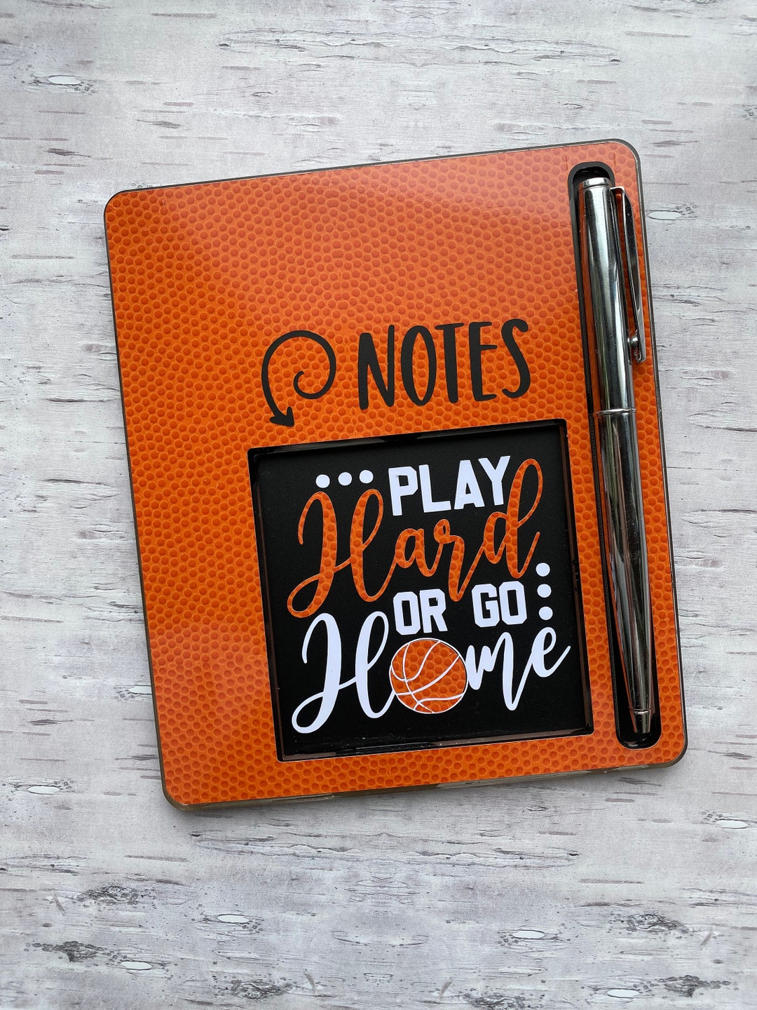Sticky Note & Pen Holder - Etsy