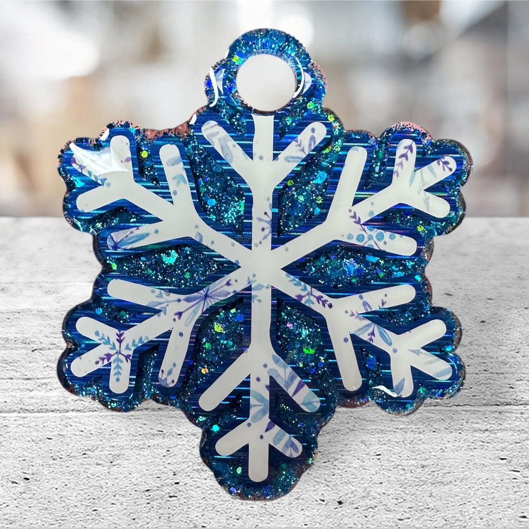 Stanley Cup Topper, Snowflake, Winter, Snow, Blue, Glitter, Stanley ...