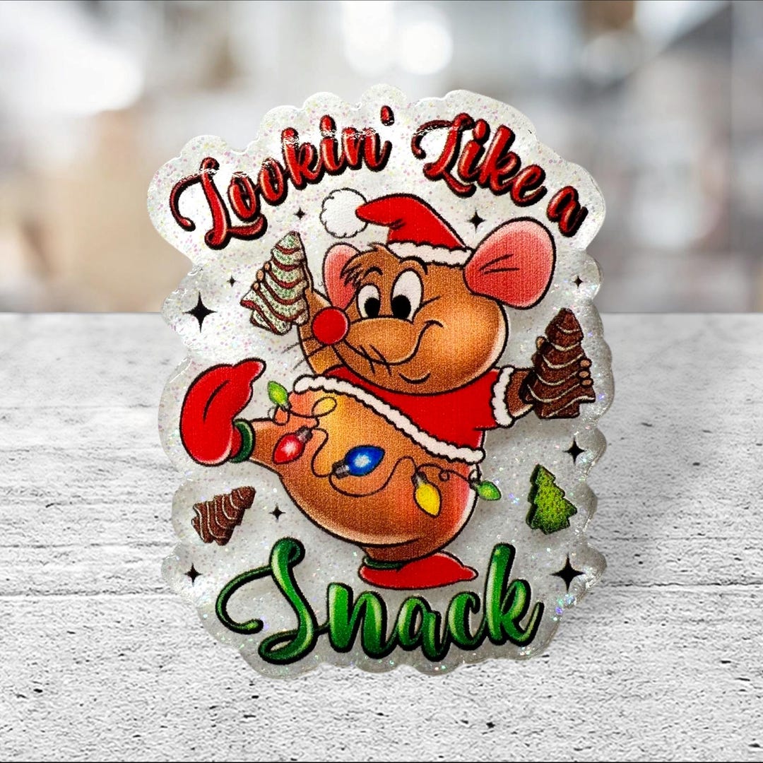 Looking Like A Snack Badge Reel: Handmade Acrylic Teacher/nurse Gift - Etsy