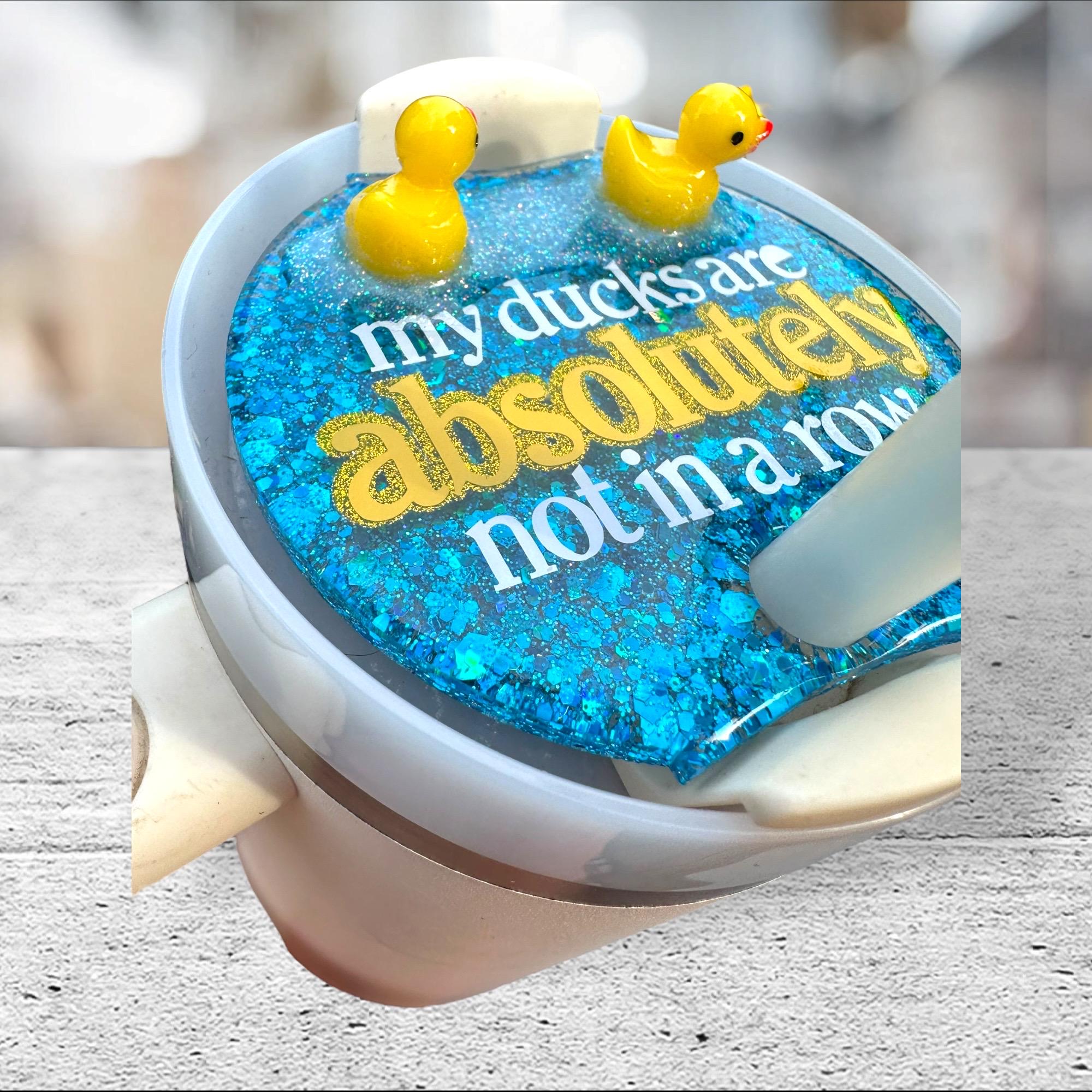 Stanley Tumbler Topper: Rubber Duck Ducks-in-a-row Accessory - Etsy