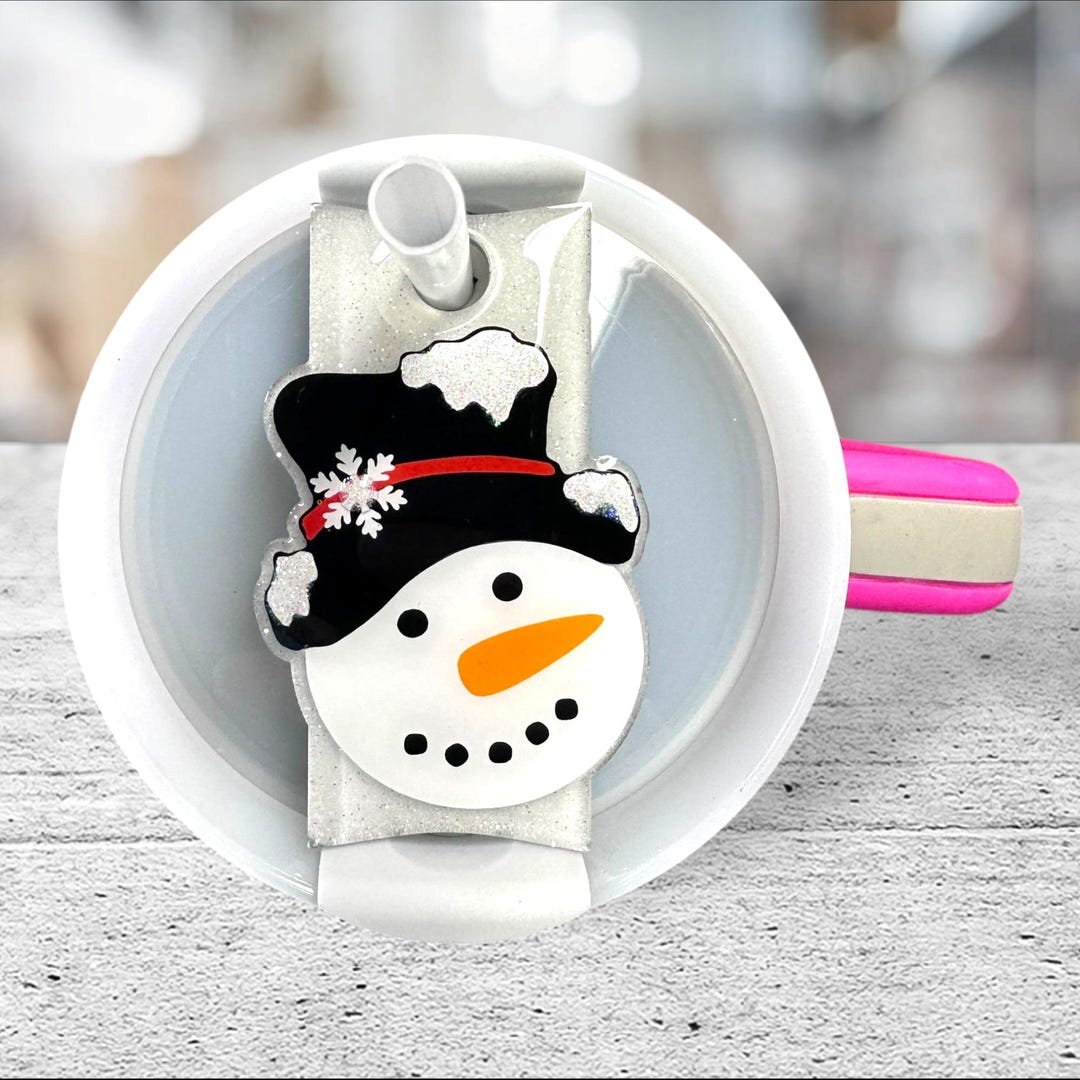 Stanley Cup Topper, Snowman, Snow, Winter, Stanley Accessories, Tumbler ...
