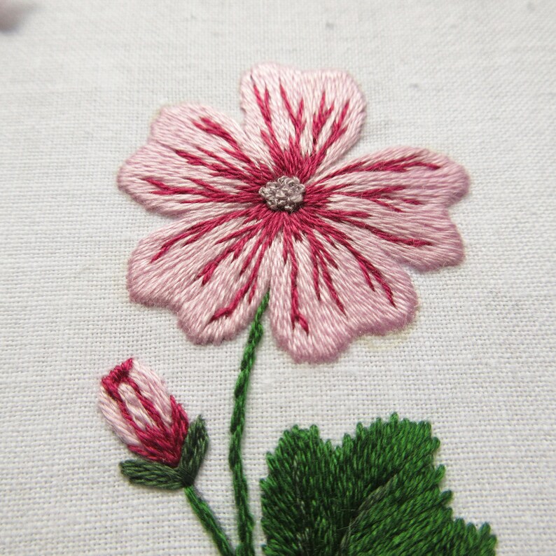 Wildflower Hand Embroidery Design Needle-painting PDF - Etsy
