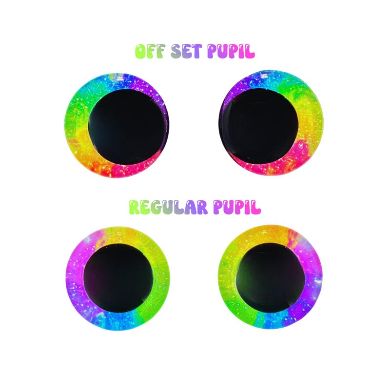 Rainbow Anime Eyes - Etsy