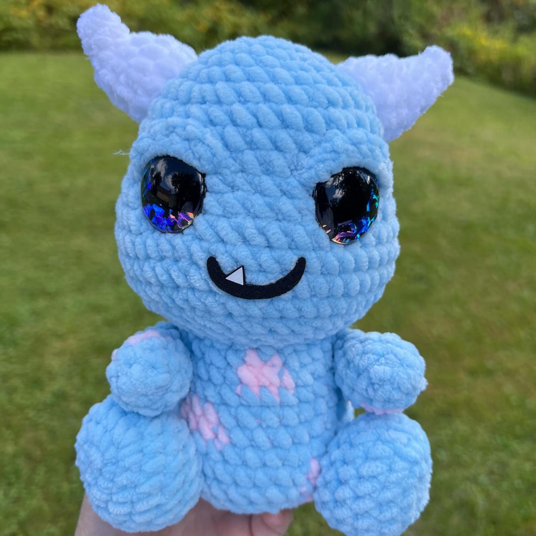 Monster Stuffed Toy, Crochet Monster, Monster Plushie, Birthday Gift ...