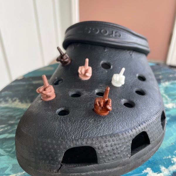 Croc Middle Finger Jibbitz - Etsy