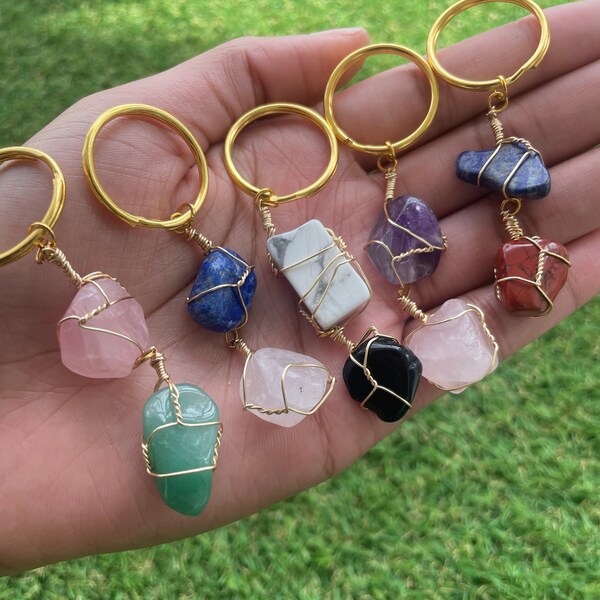 Crystal Keychain - Etsy