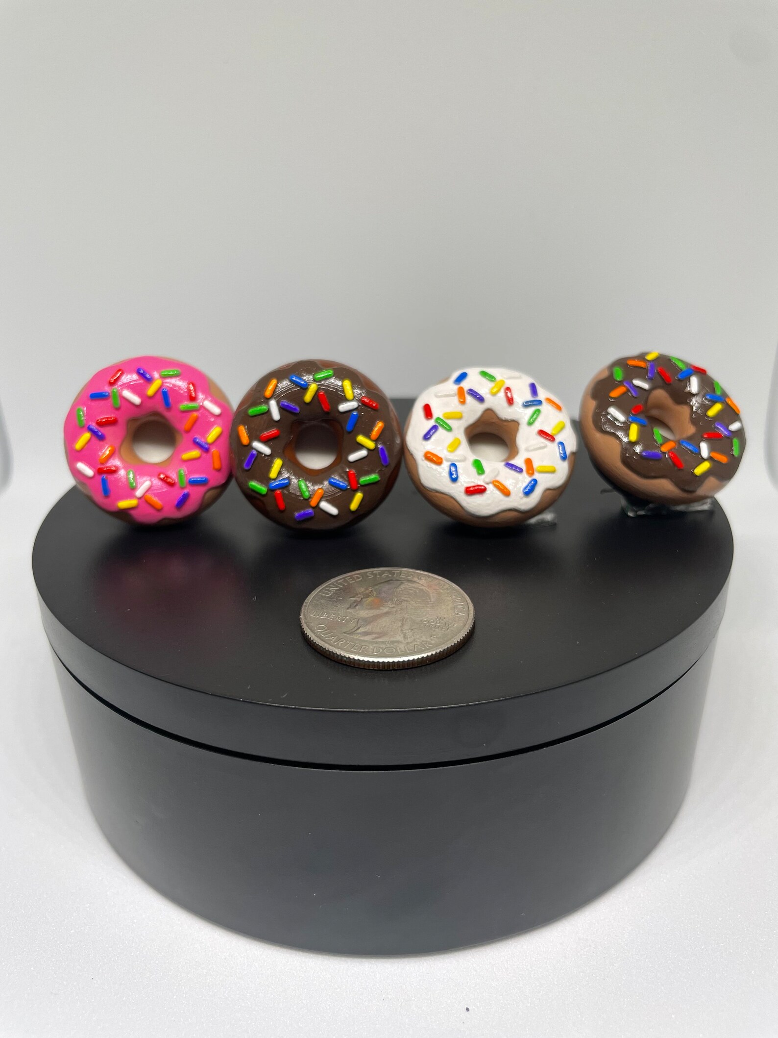 Donut Magnets Hand Painted Fridge Magnet Cute Gift Idea - Etsy