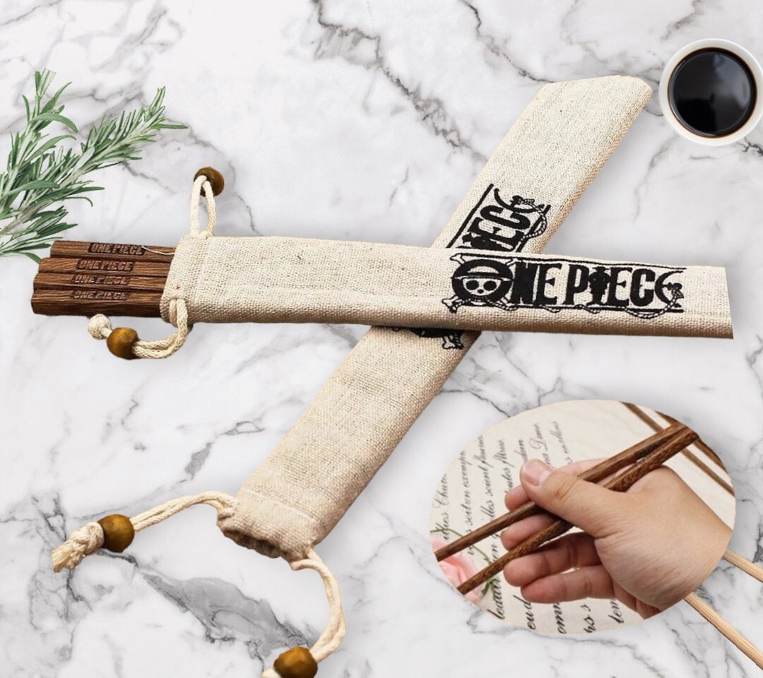 Anime Inspired One Piece Engraved Wooden 2pairs Chopsticks - Etsy