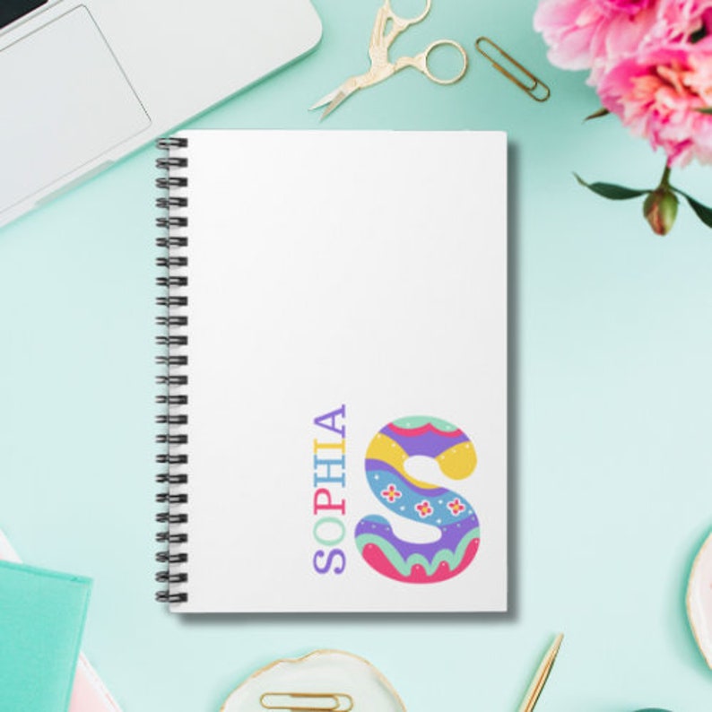 Monogrammed Easter Notebook, Custom Journal, Easter Notebook ...