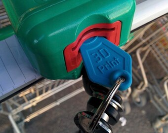 3d Printed Shopping Cart Coin - Etsy