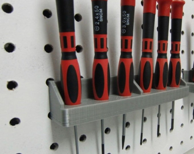 Pegboard Micro 6 Screwdriver Holder - Etsy