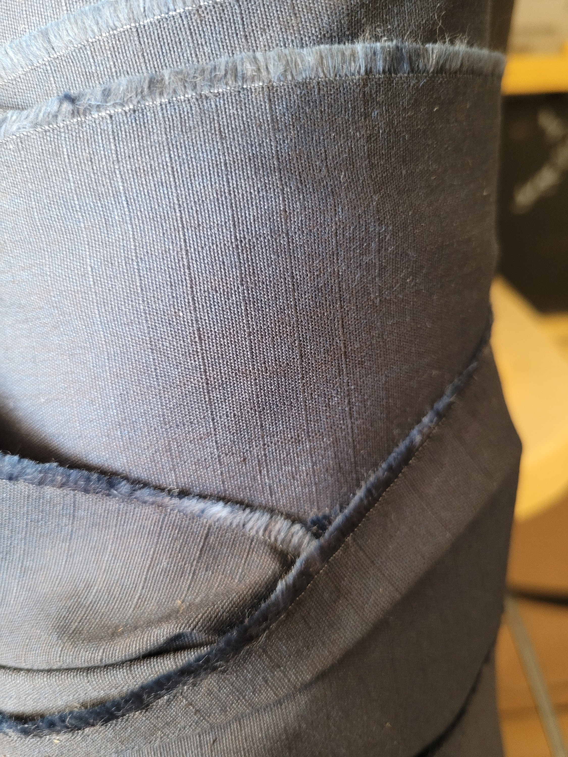 QUARPEL Fabric Navy Ripstop, OIL and Water Repellant, Soft Feels Like ...