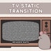 Animated TV Static Stinger Transition Scene for Twitch Streams, SLOBS ...