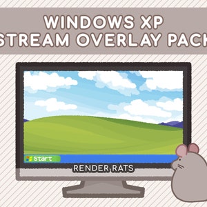 Customizable Animated Windows XP Aesthetic Stream Overlay | OBS, SLOBS ...