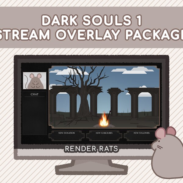 Dark Souls Stream Overlay - Etsy