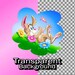 Hand-drawn Happy Spring Rabbit - High-resolution PNG, 300 DPI ...