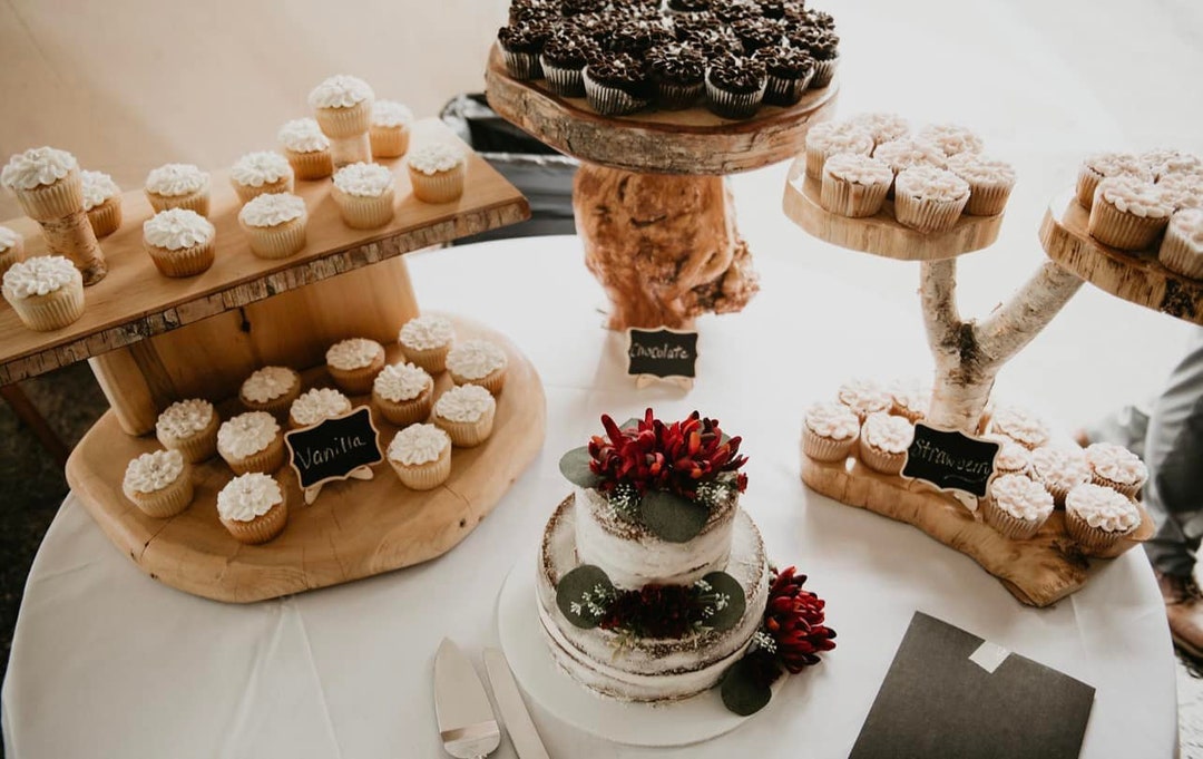 Boho Rustic Farmhouse Cupcake Stands & Table Centerpieces - Etsy