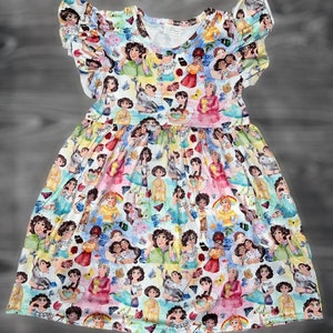 Encanto Girl Dress La Familia Madrigal - Etsy