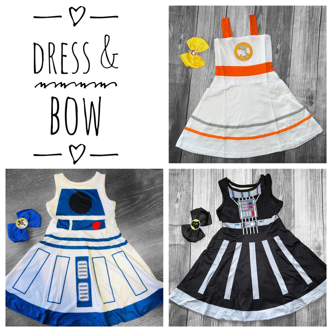 Star Wars Dress and Bow - Etsy