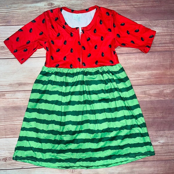 Watermelon Dress - Etsy