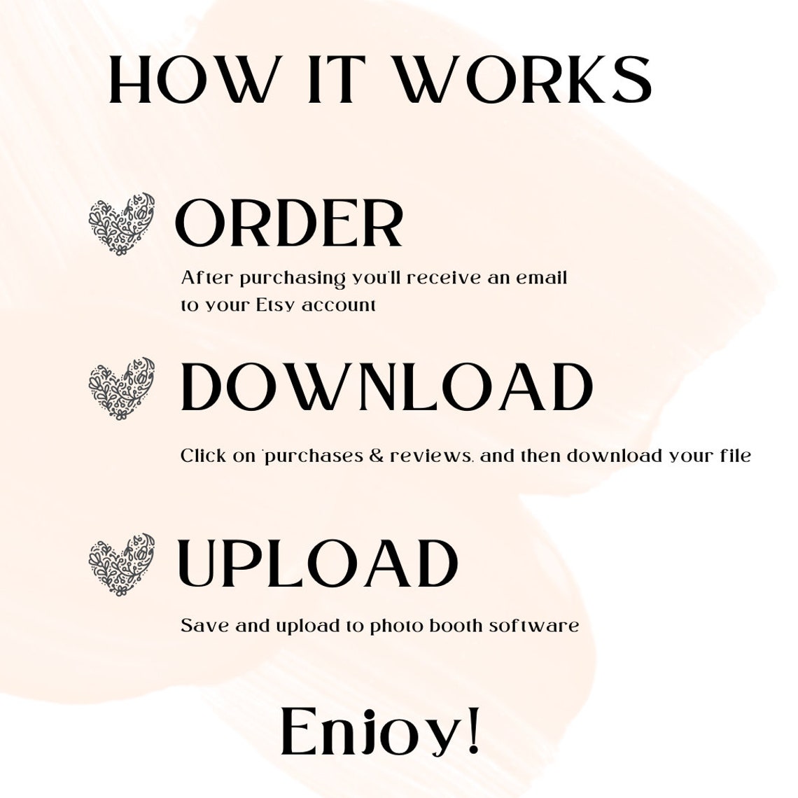 Touch to Start Animation Mirror Booth - Romantic Lilies Start Screen ...