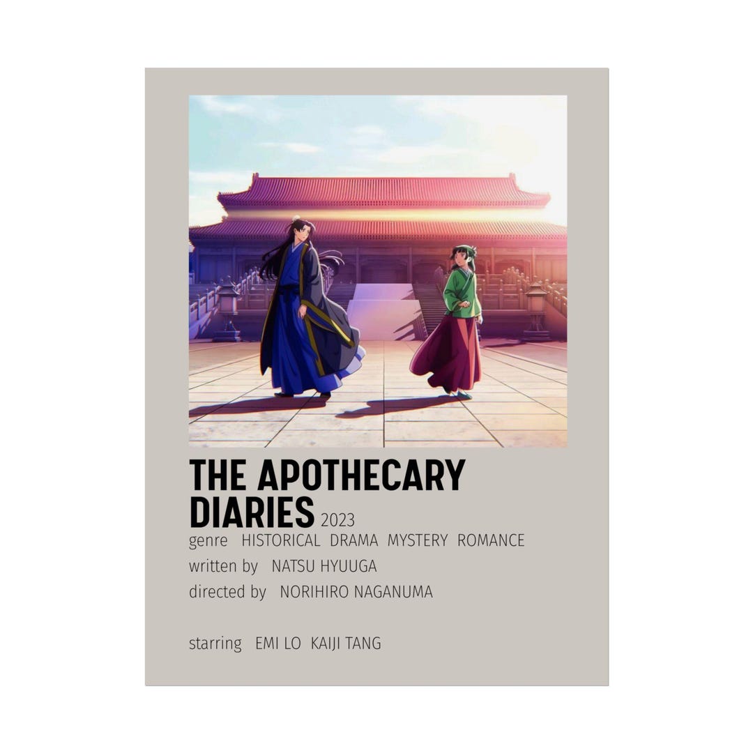 Stylish Rolled Posters of the Apothecary Diaries, Wall Art, Home Decor ...