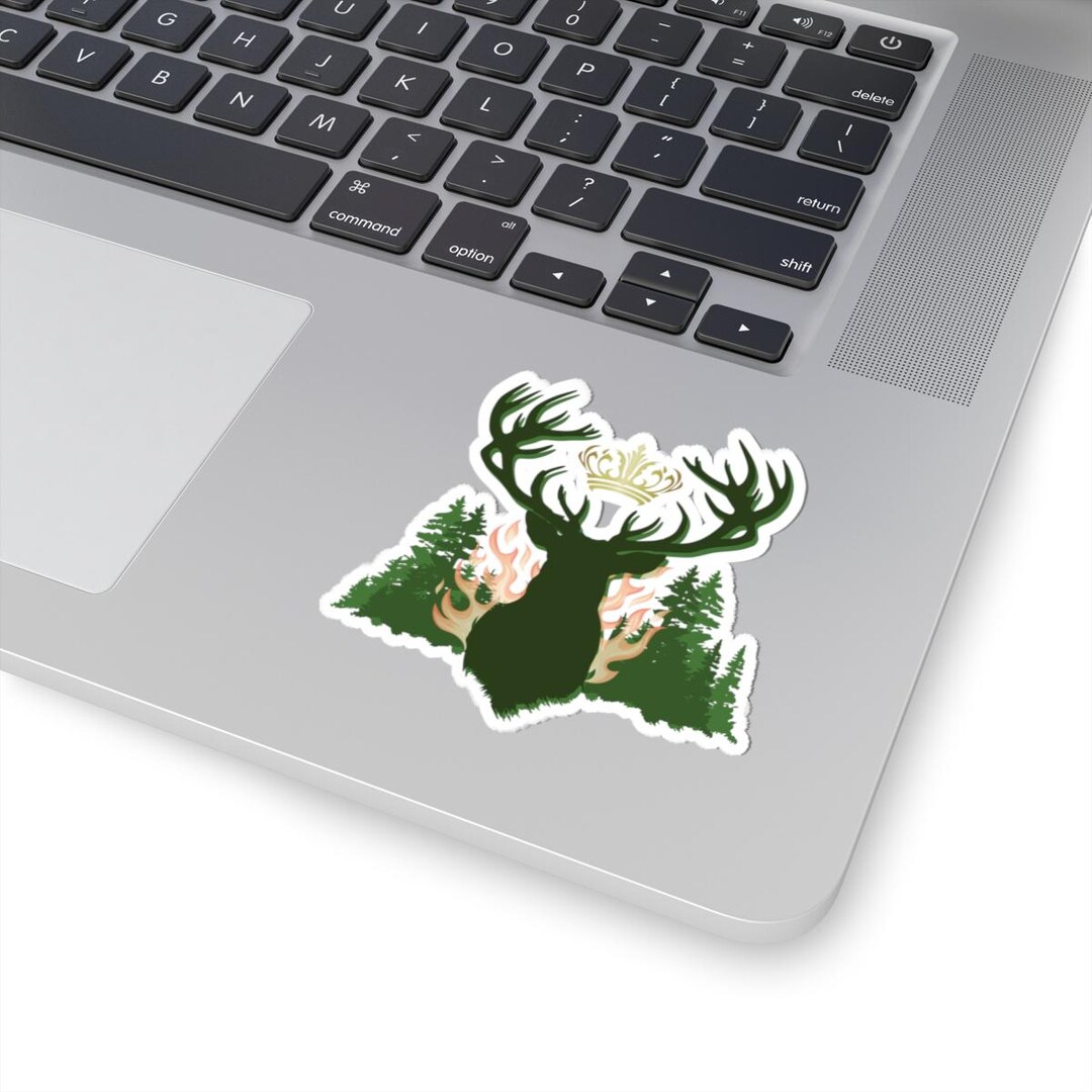 Throne of Glass Majestic Deer Stickers: Nature Lover Laptop Decals - Etsy