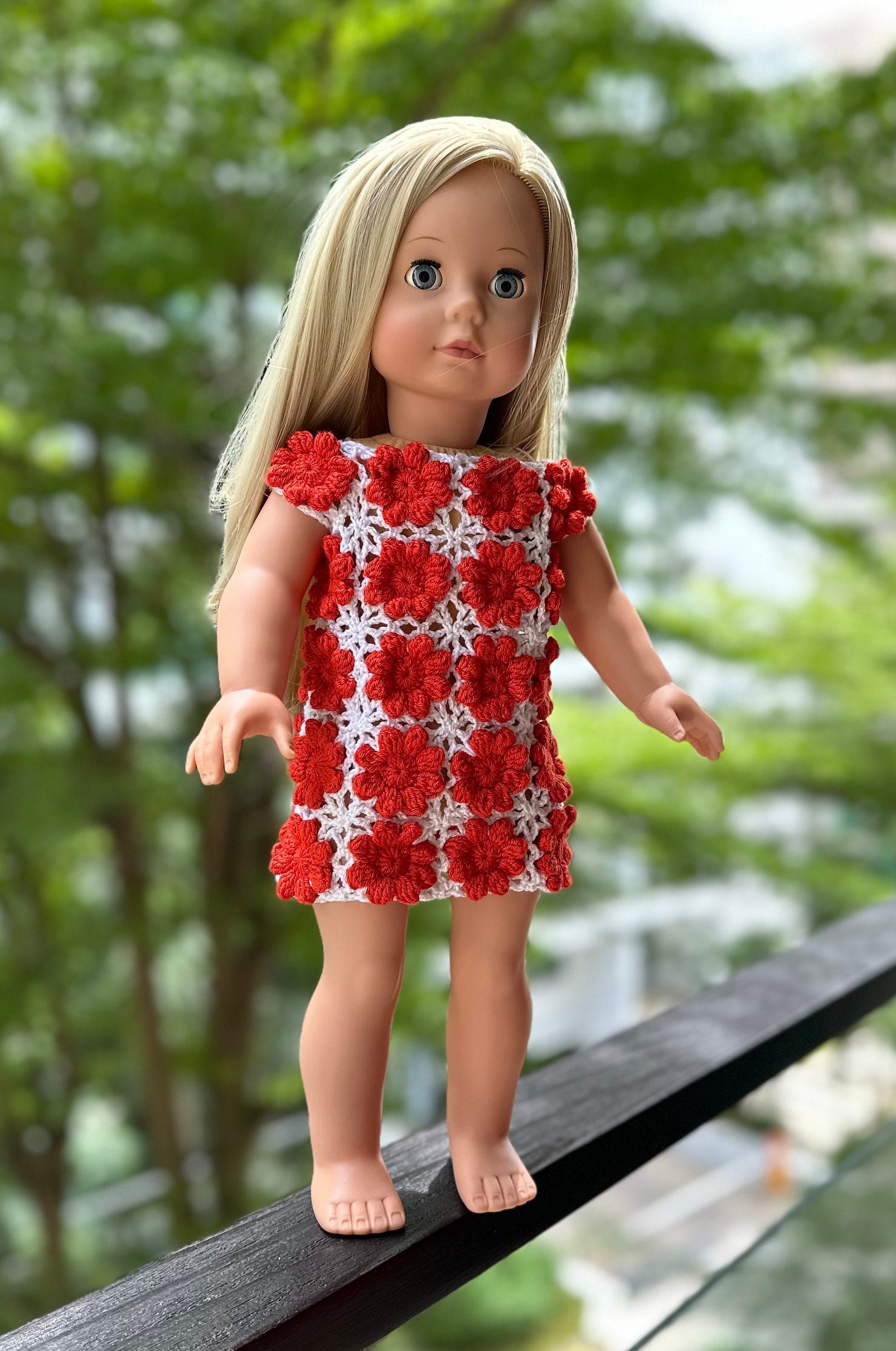 Tunic for 18 Inch Doll, 18 Inch Doll Clothes Pattern, Crochet Doll ...