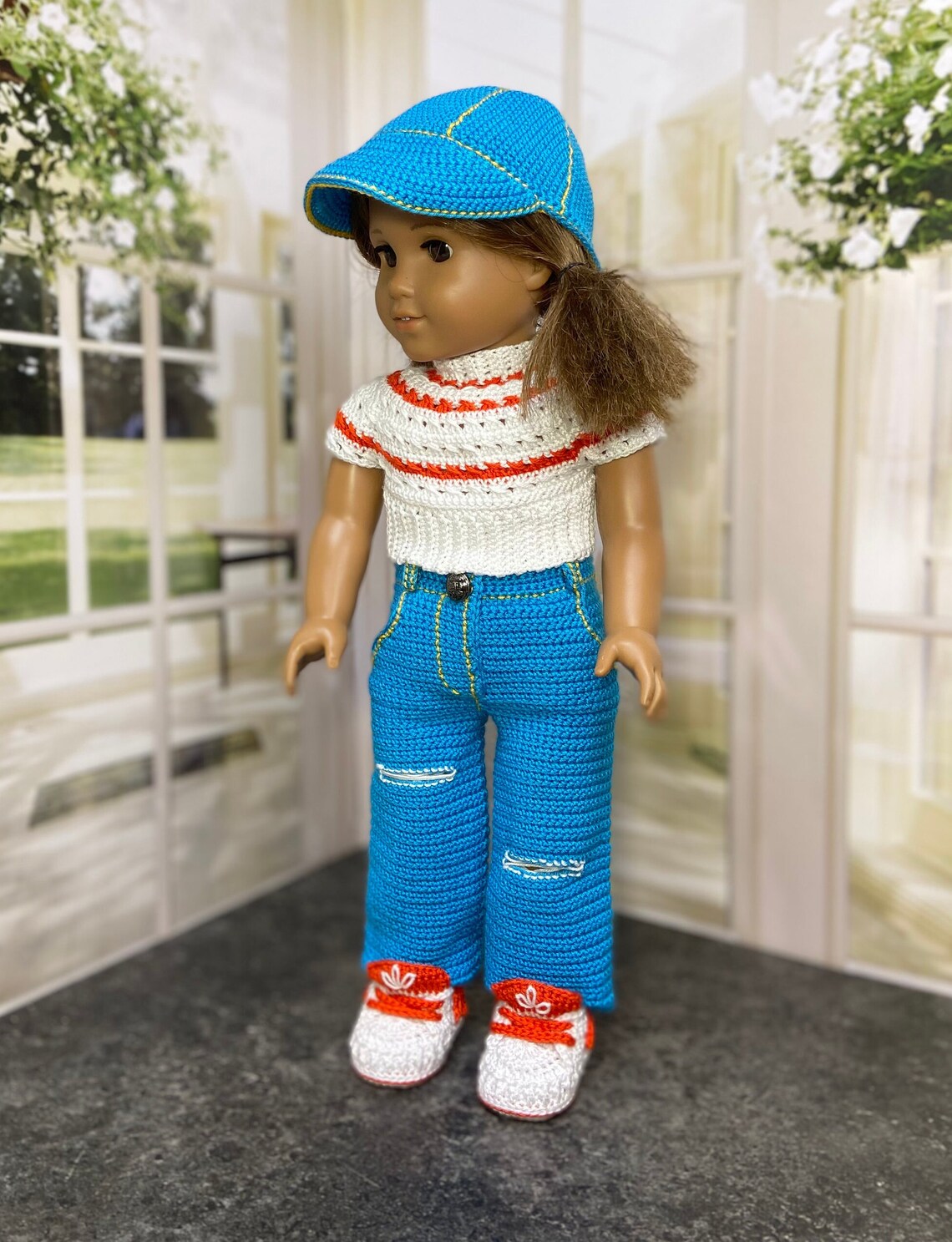 18 Inch Doll Outfit Pattern, Set Clothes, 18 Inch Doll Clothes Pattern ...