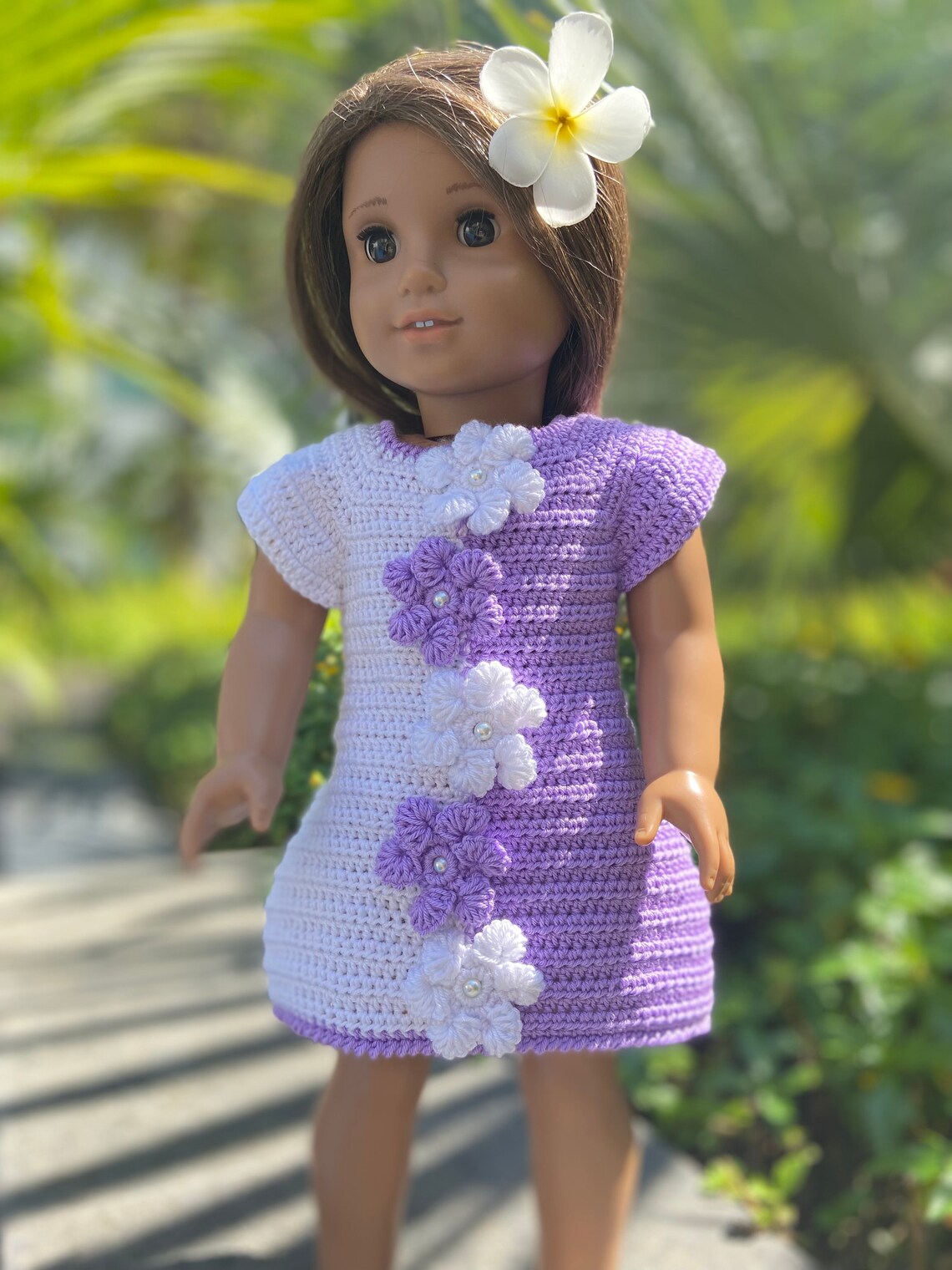 Crochet Doll Dress 18 Inch Doll Dress Crochet Pattern Dress - Etsy