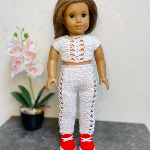 Outfit Set for 18 Inch Doll, 18 Inch Doll Clothes, Crochet Set Outfit ...