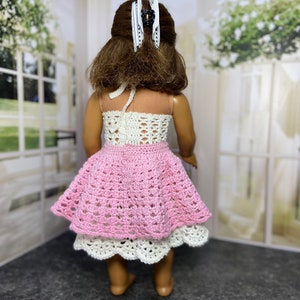 18 Inch Doll Dress Crochet Pattern, Crochet Doll Dress, 18 Inch Doll ...