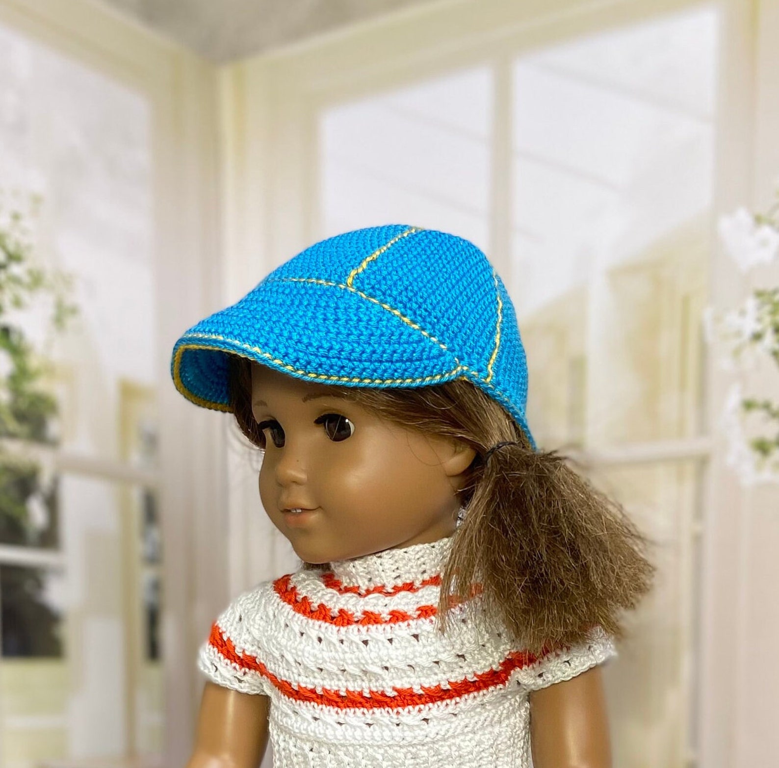 Baseball Cap for 18 Inch Doll, AG Cap, Crochet Doll Cap, Doll Cap ...