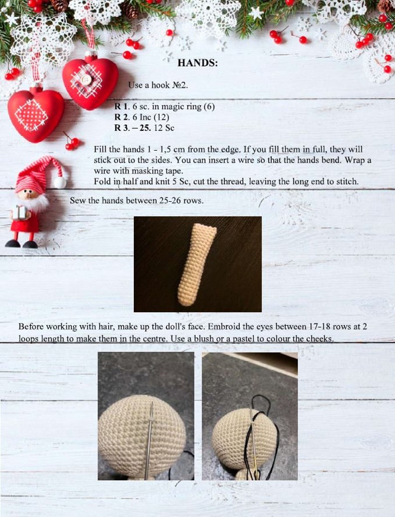 PDF Pattern Crochet Doll Crochet Doll Doll Master Class Doll - Etsy