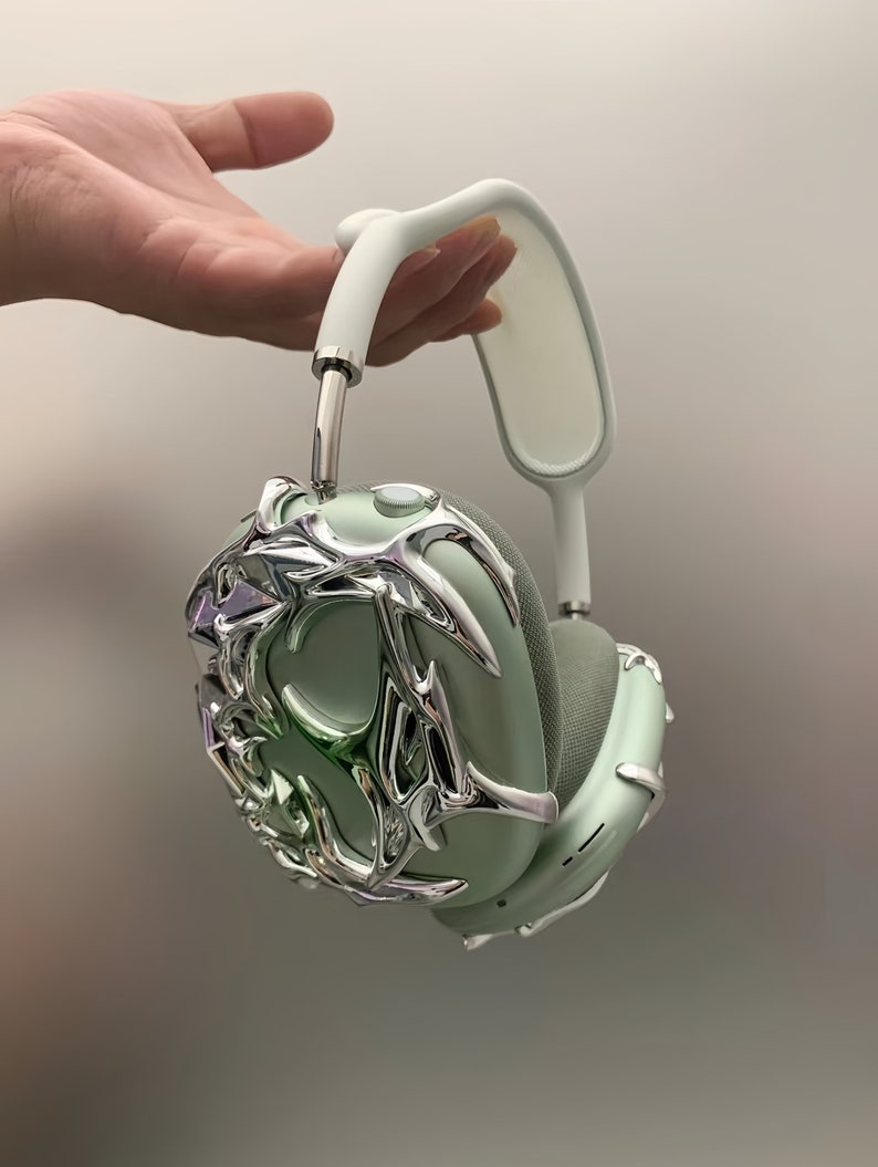 Aesthetic Star with Moon Airpods max cover, AirPod max cover 3d print ...