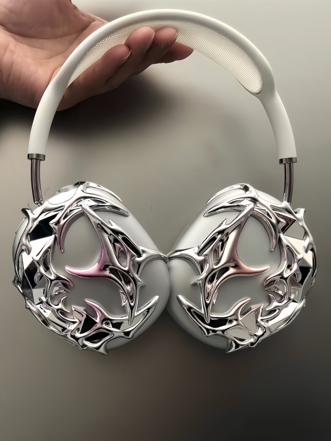 Aesthetic Star with Moon Airpods max cover, AirPod max cover 3d print ...