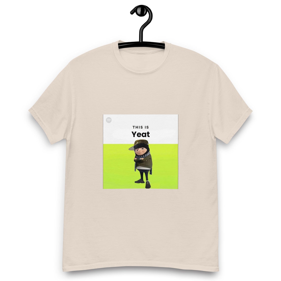 Yeat X Gru Tee - Funny Meme Tshirt, Rapper Parody Shirt, Spotify Joke T ...