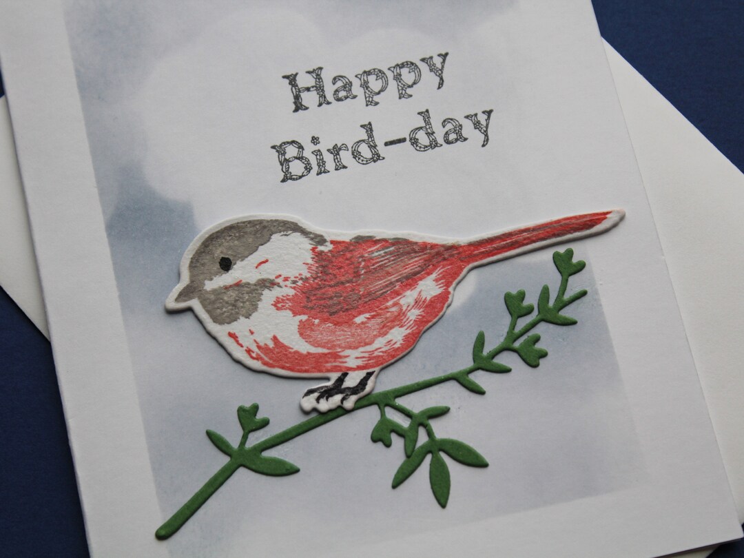 Happy Bird-day Card + Magnet, All Handmade, for Bird Enthusiasts, Funny ...
