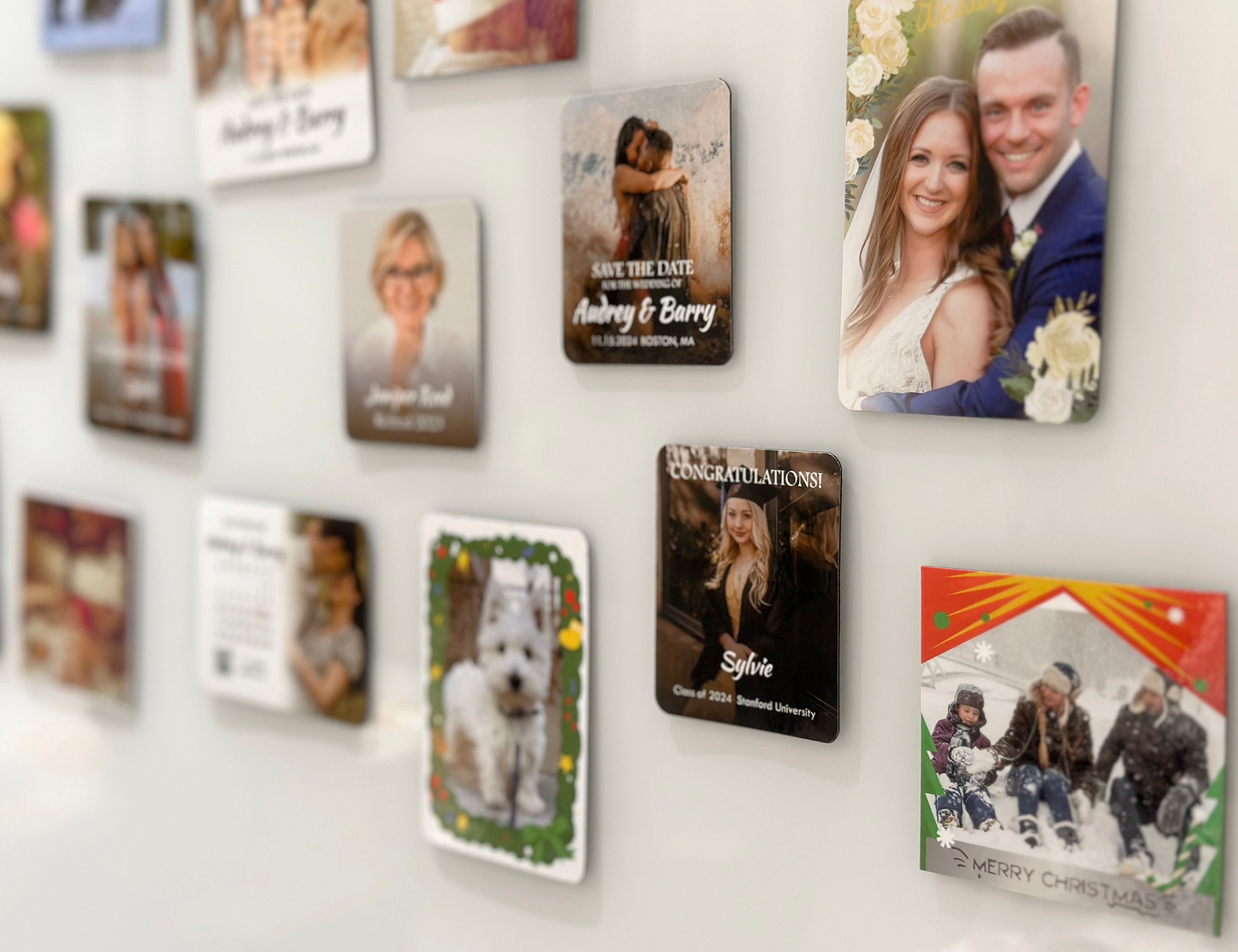 Personalized Photo Magnet Set, Custom Fridge Magnet, Photo Print ...
